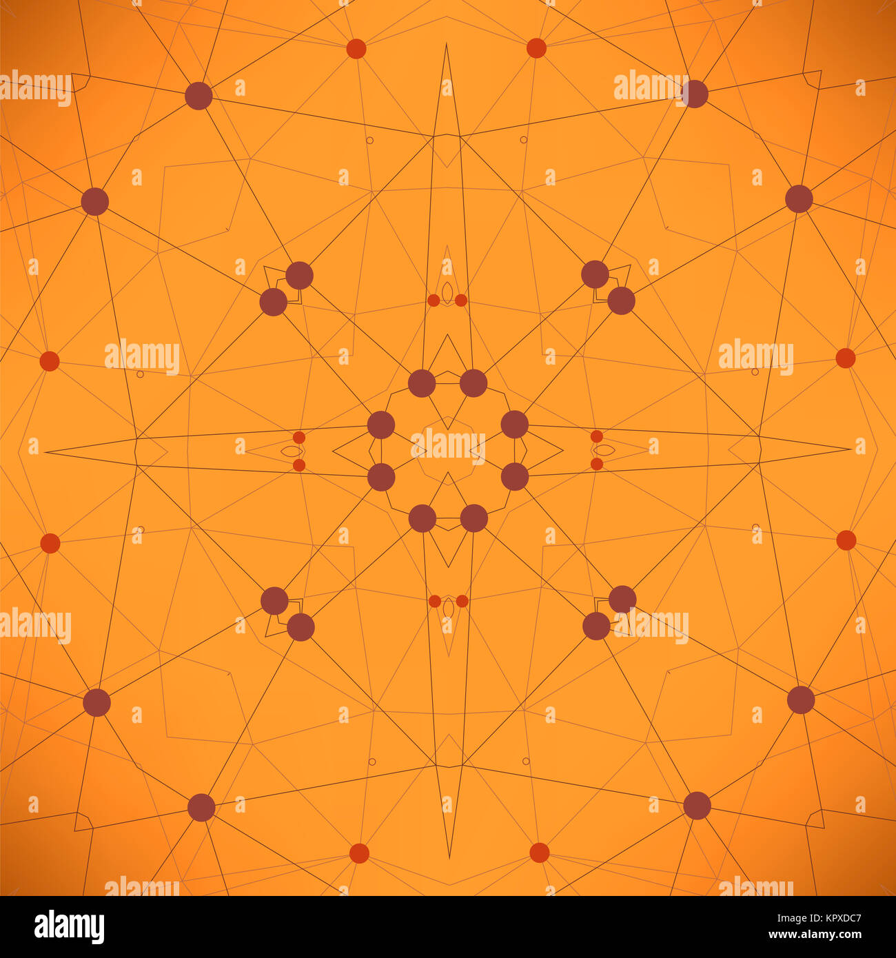 Orange Technology Background Stock Photo - Alamy