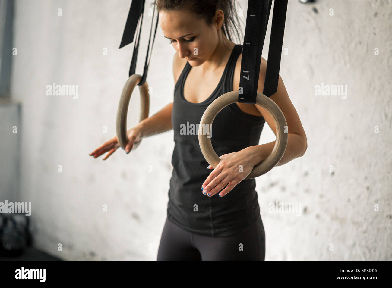 Female bodybuilder rings hi-res stock photography and images - Alamy