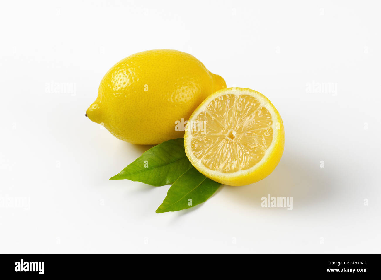one and half lemon Stock Photo - Alamy