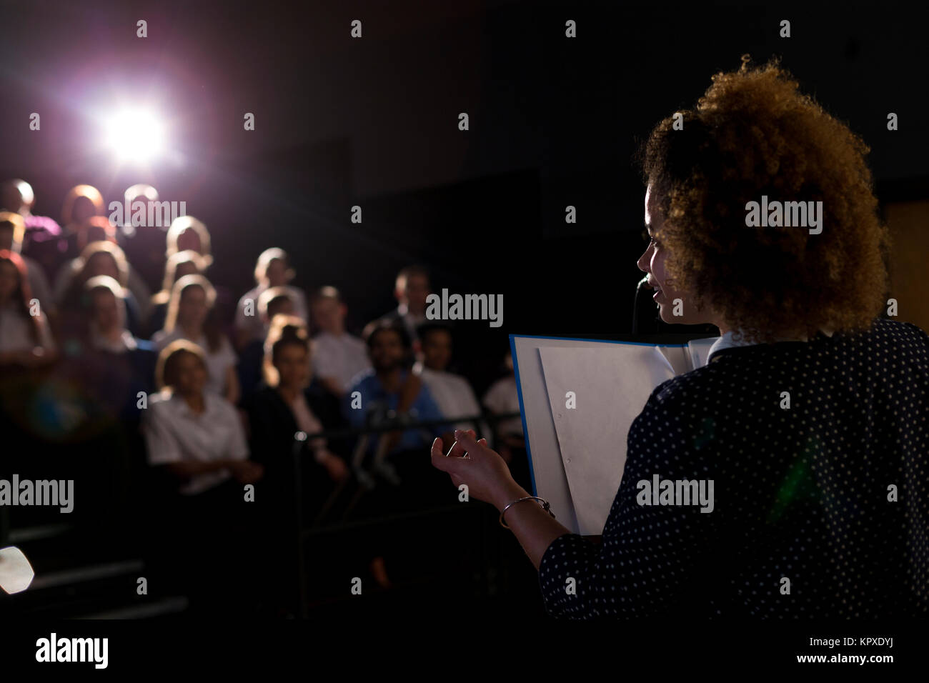 Making a Speech Stock Photo - Alamy