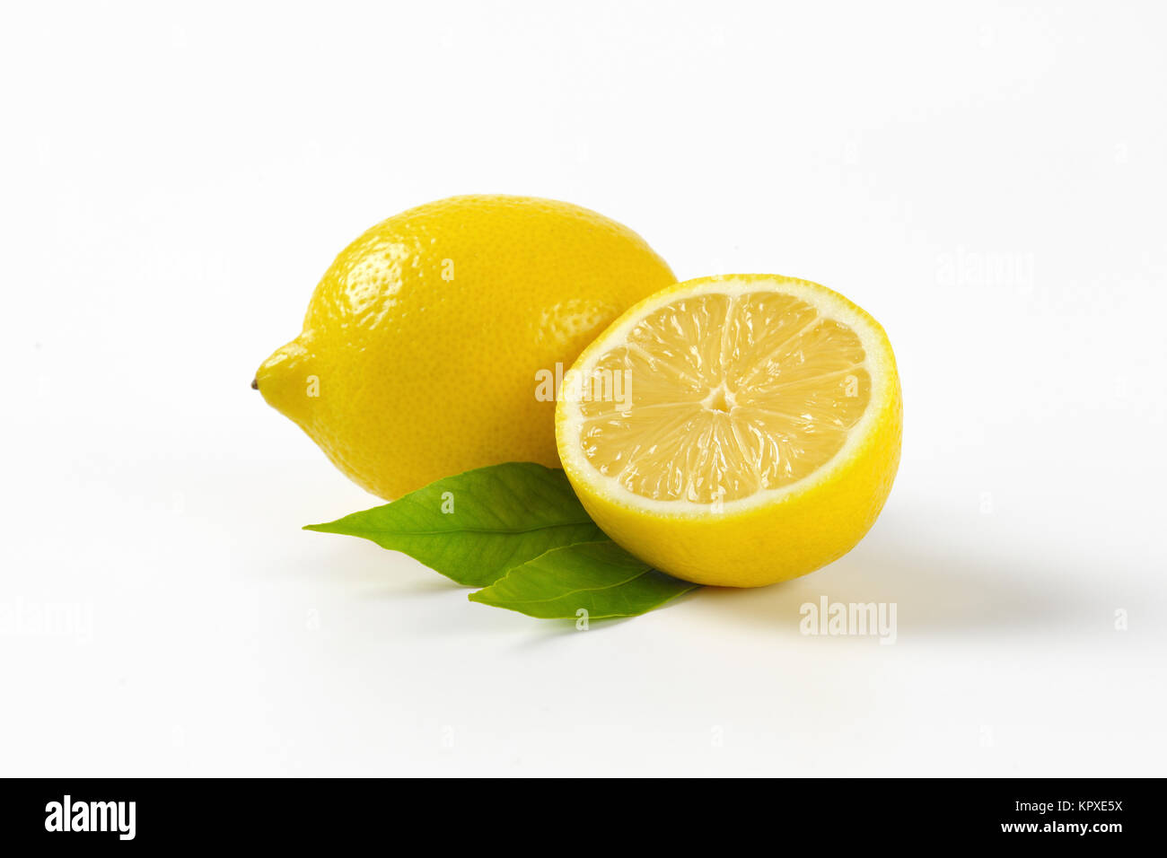 one and half lemon Stock Photo - Alamy
