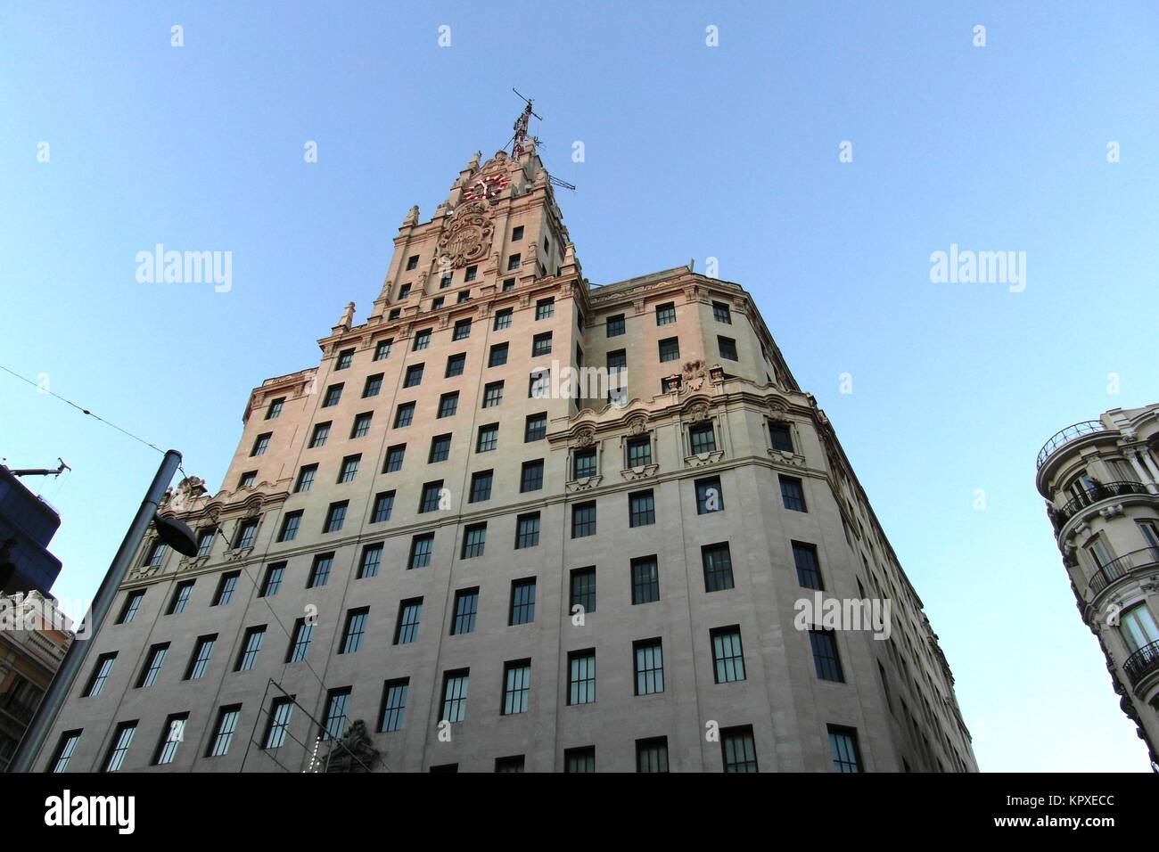 Nice city Madrid, capital of Spain Stock Photo - Alamy