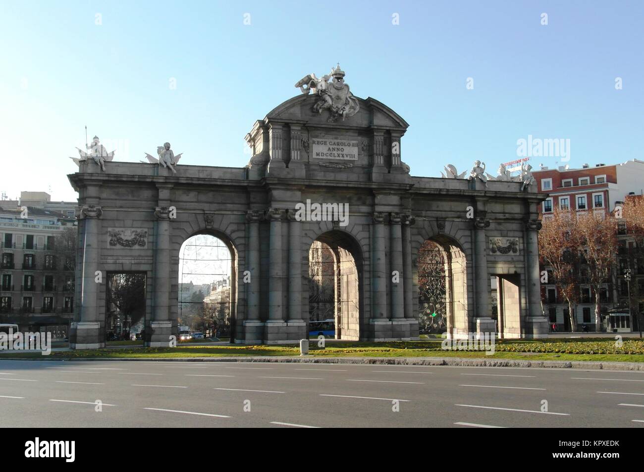 Nice city Madrid, capital of Spain Stock Photo - Alamy