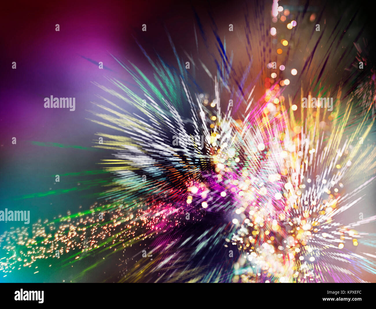 fireworks colors lights Stock Photo - Alamy