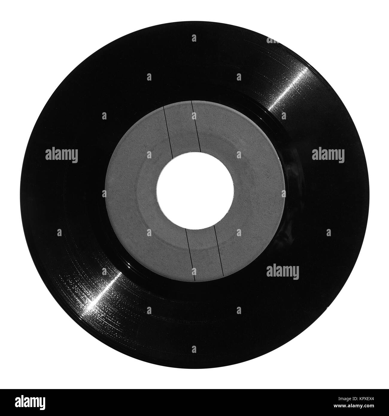 Retro vinyl music record Black and White Stock Photos & Images - Alamy