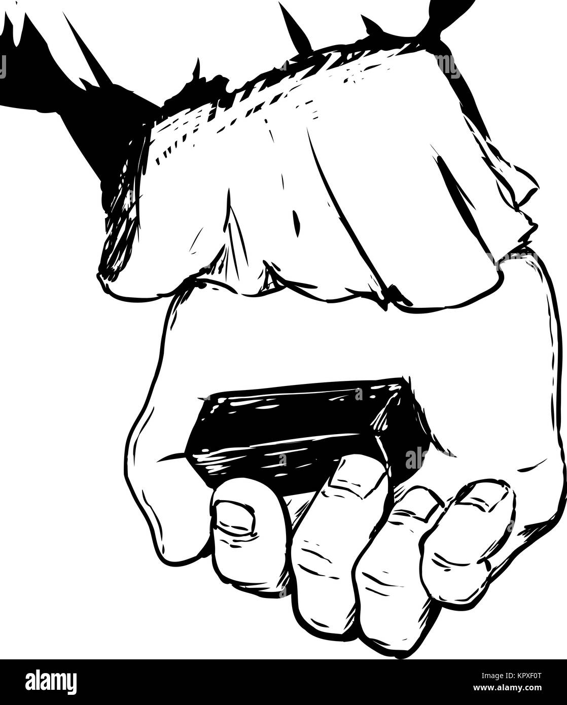 Palm block Black and White Stock Photos & Images - Alamy