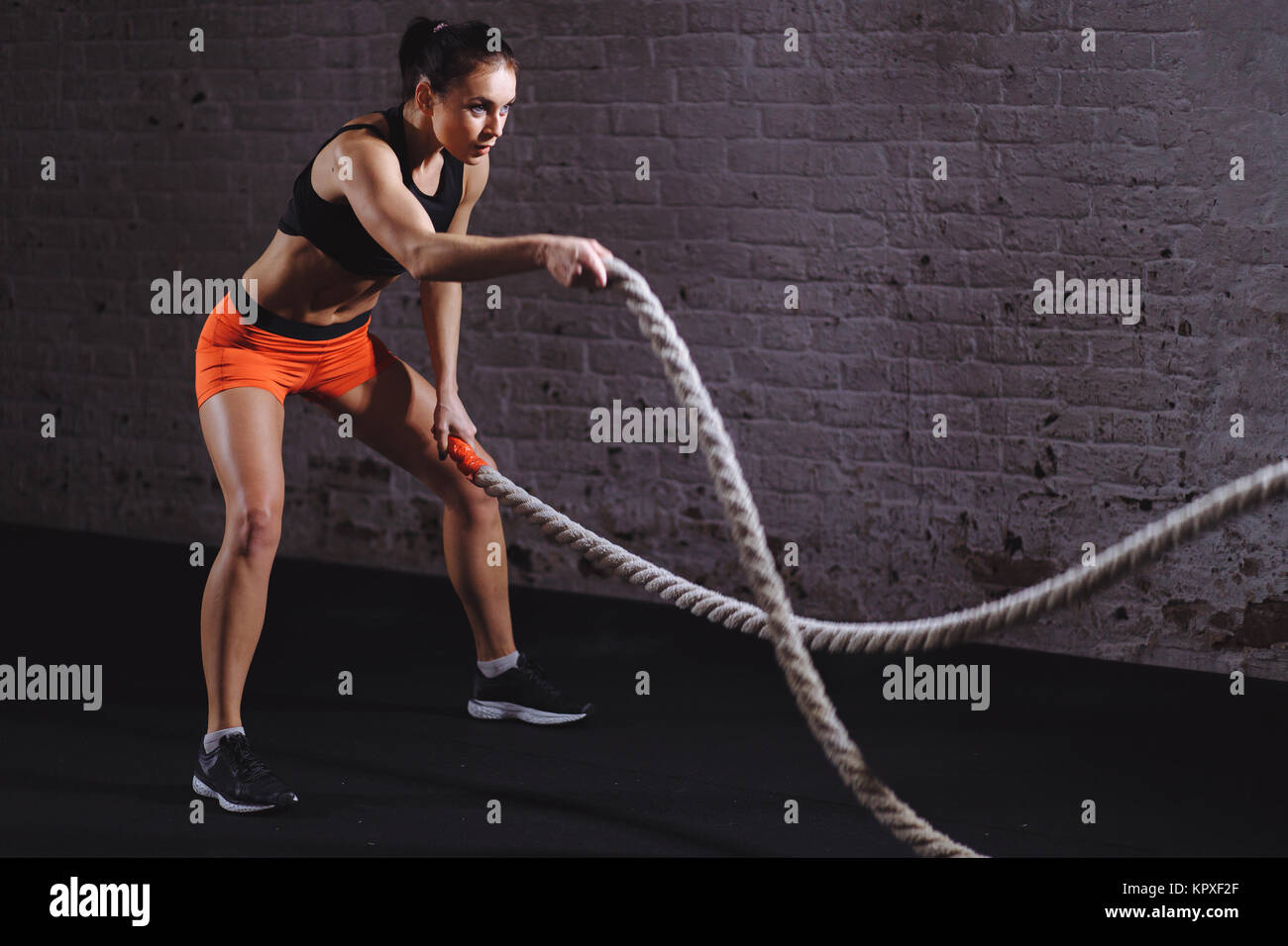 Battle ropes hi-res stock photography and images - Alamy