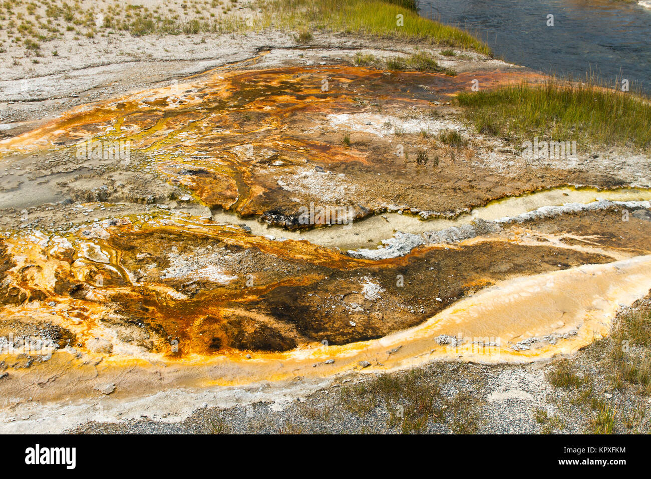 black sand basin Stock Photo - Alamy