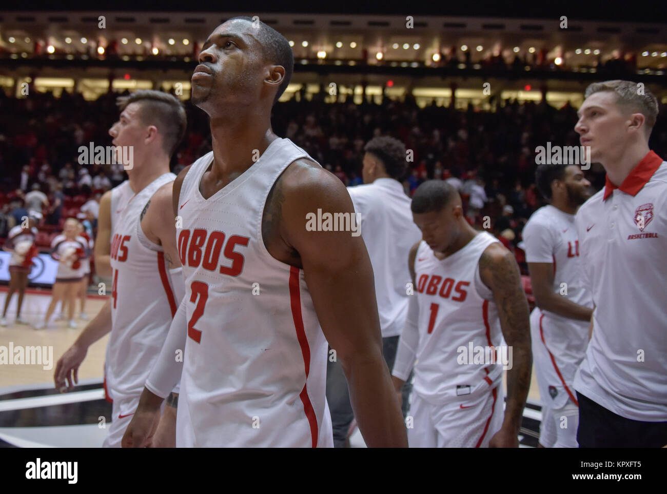 Albuquerque, New Mexico, USA. 16th Dec, 2017. Lobo Sam Logwood(Cq ...