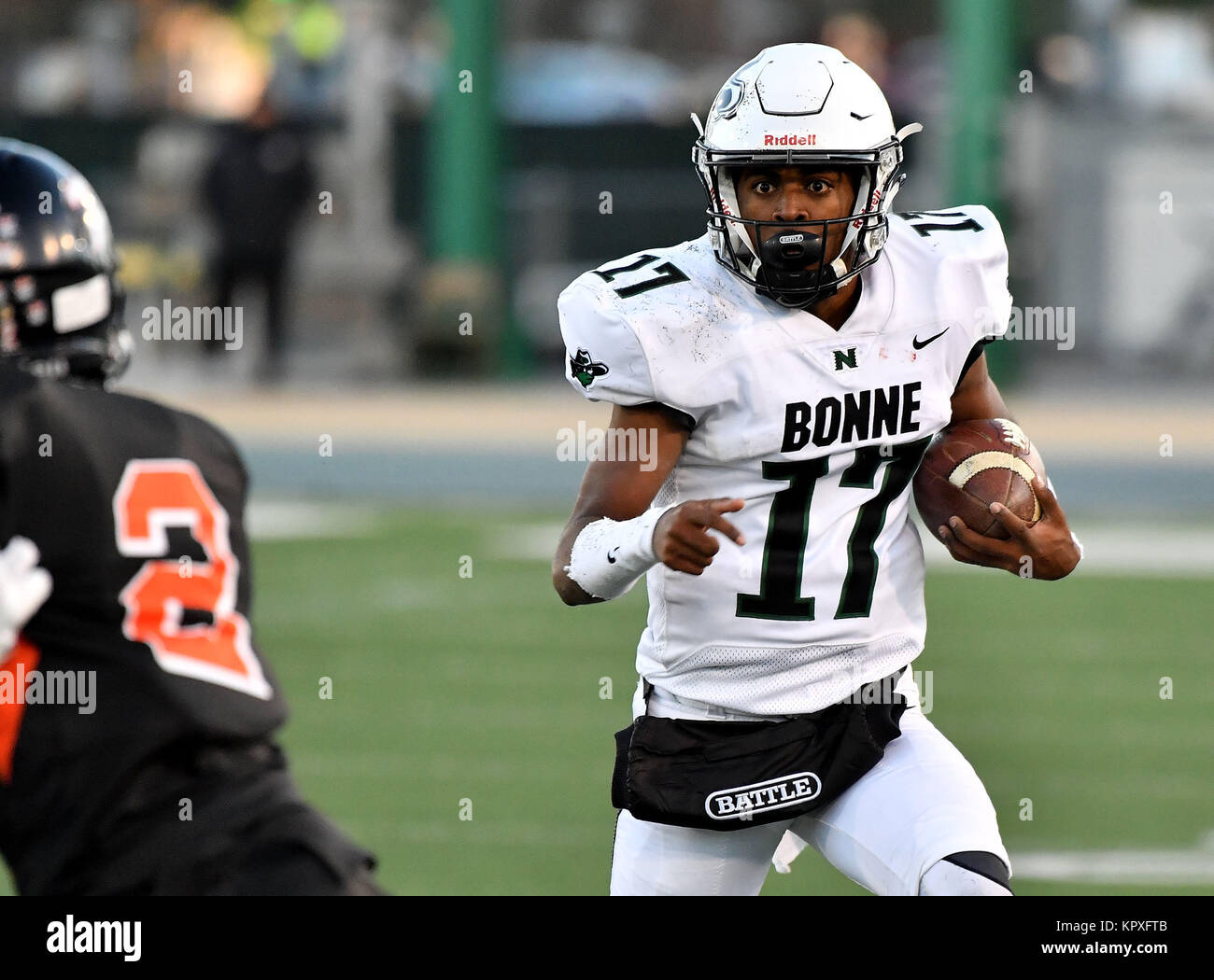 Sacramento, CA. 16th Dec, 2017. Narbonne Gauchos Quarterback Jalen ...