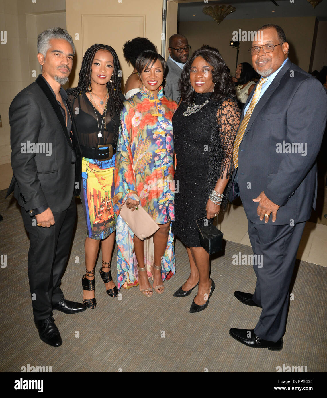 Beverly Hills, Ca. 16th Dec, 2017. Sol Aponte, Jennie Aponte, MC Lyte ...