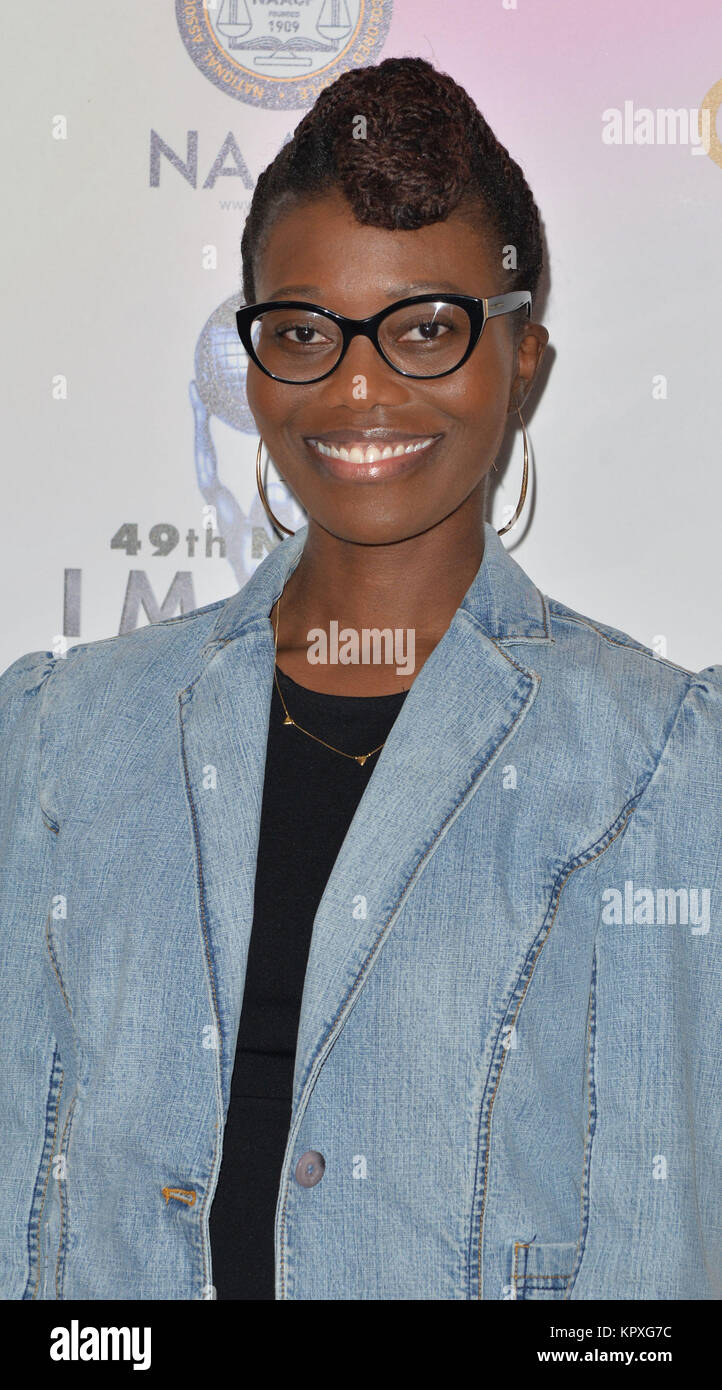 Beverly Hills, Ca. 16th Dec, 2017. Erica Anderson at The 49th NAACP ...