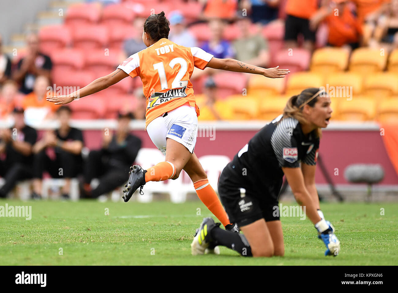 Brisbane, QUEENSLAND, AUSTRALIA. 17th Dec, 2017. Allira Toby of the ...