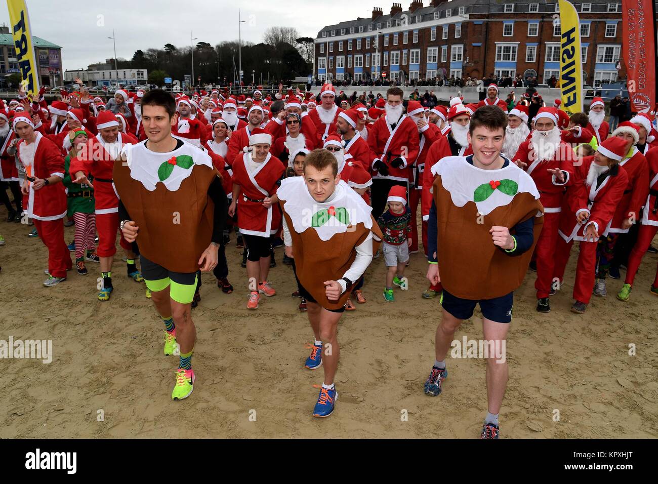 Chase the pudding weymouth beach hi-res stock photography and images ...
