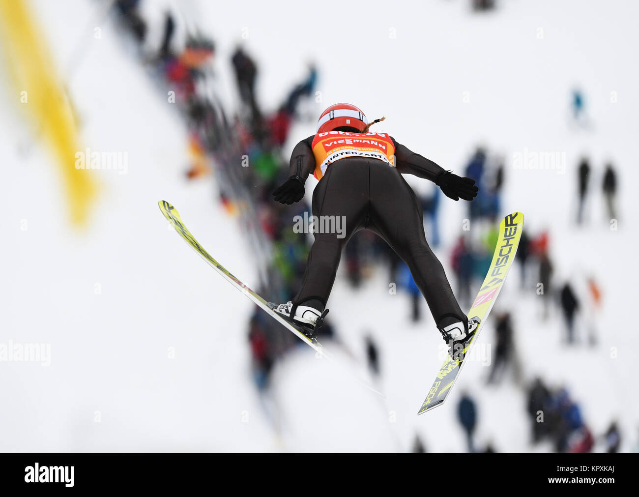 Hinterzarten, Germany. 17th Dec, 2017. Katharina Althaus from Germany ...