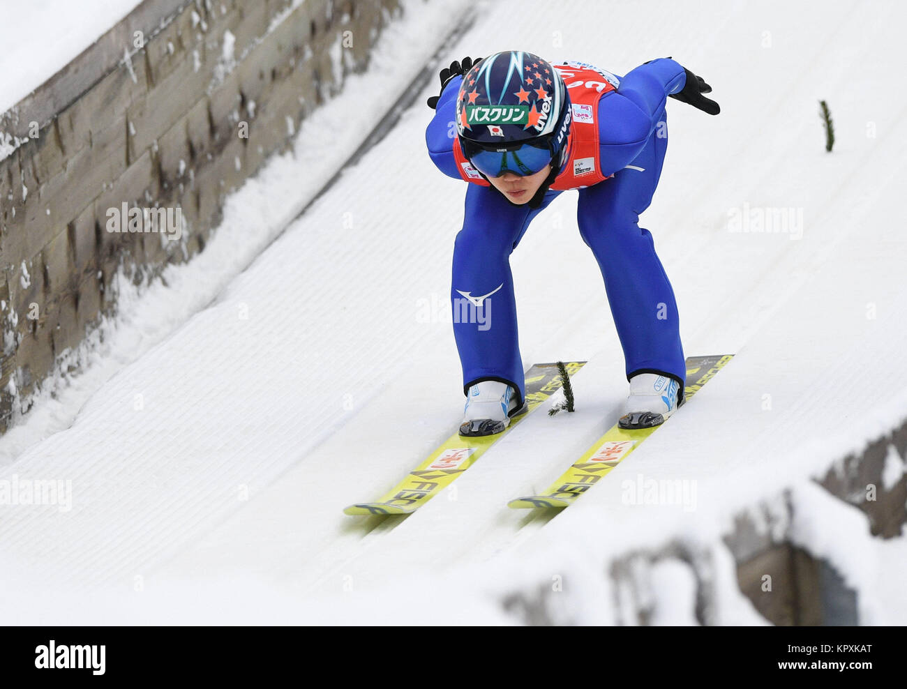 Hinterzarten, Germany. 17th Dec, 2017. Yuki Ito from Japan before the ...