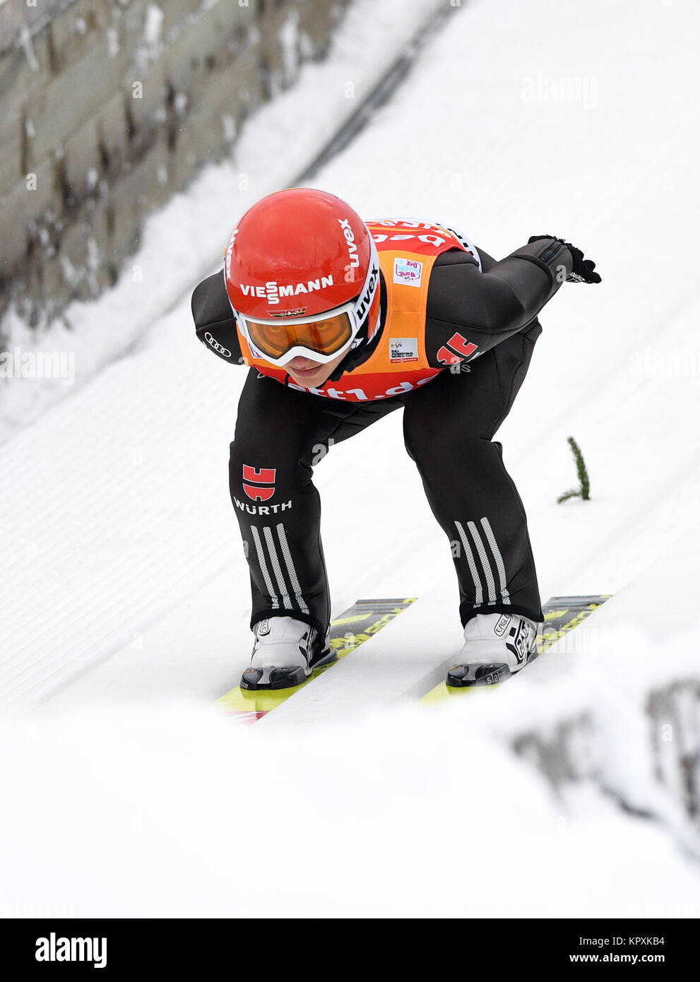Hinterzarten, Germany. 17th Dec, 2017. Katharina Althaus from Germany ...