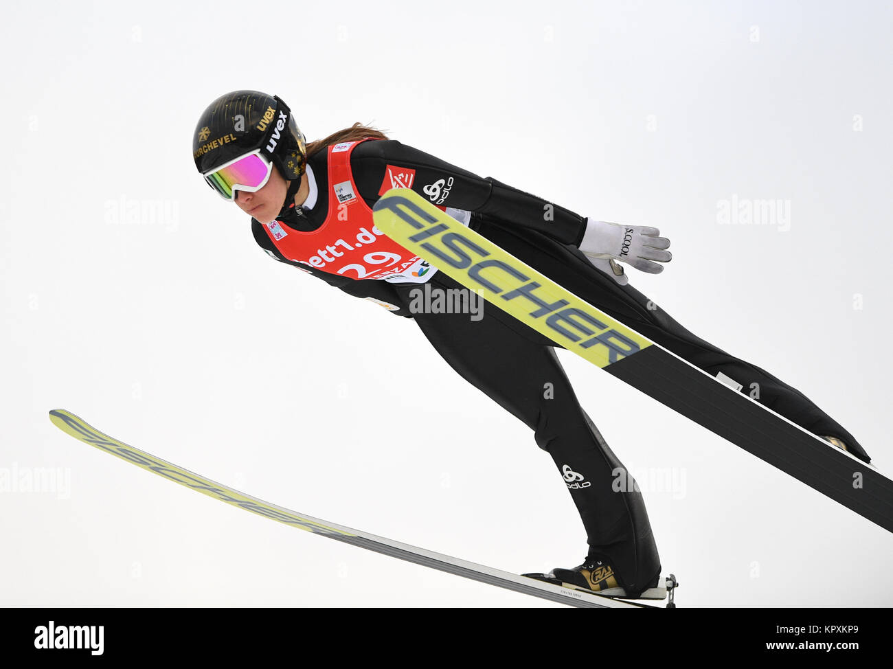 Hinterzarten, Germany. 17th Dec, 2017. Lea Lemare from France during ...