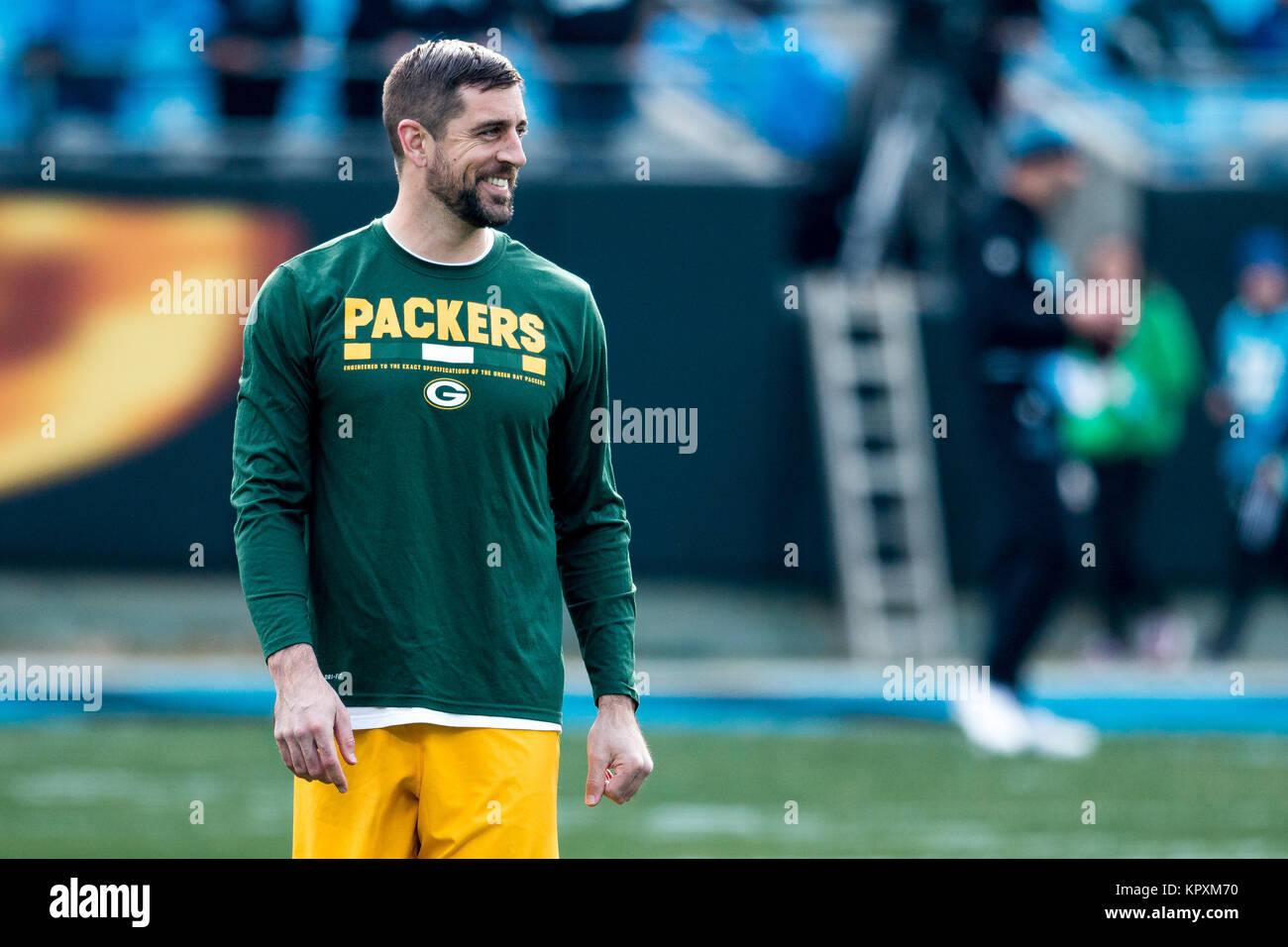 Charlotte, NC, USA. 17th Dec, 2017. Green Bay Packers quarterback Aaron ...