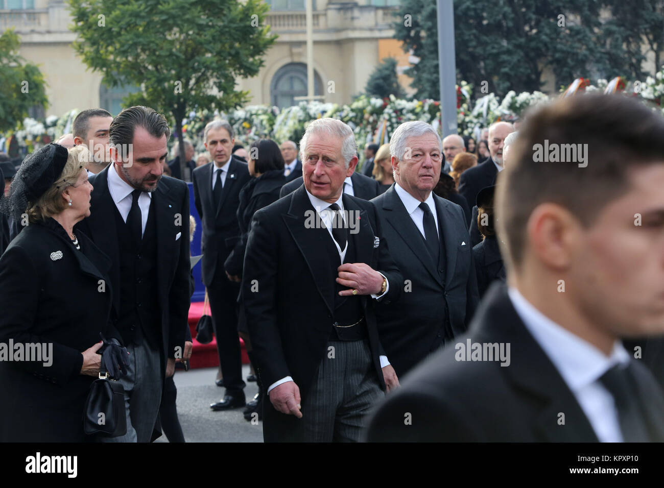 BUCHAREST, ROMANIA - DECEMBER 16, 2017: Britain's Prince Charles ...