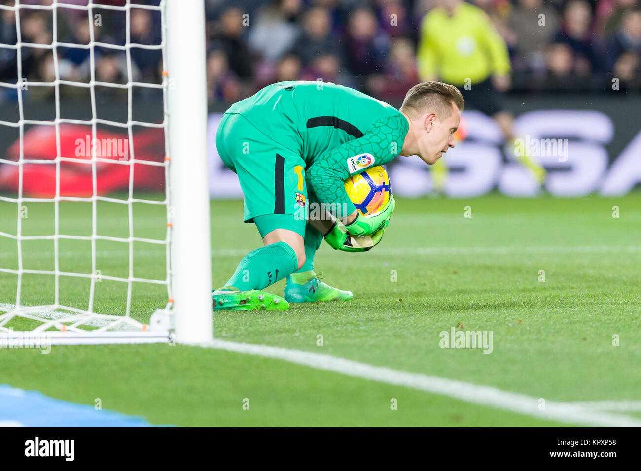 Barcelona goalkeeper marc andre ter stegen hi-res stock photography and ...