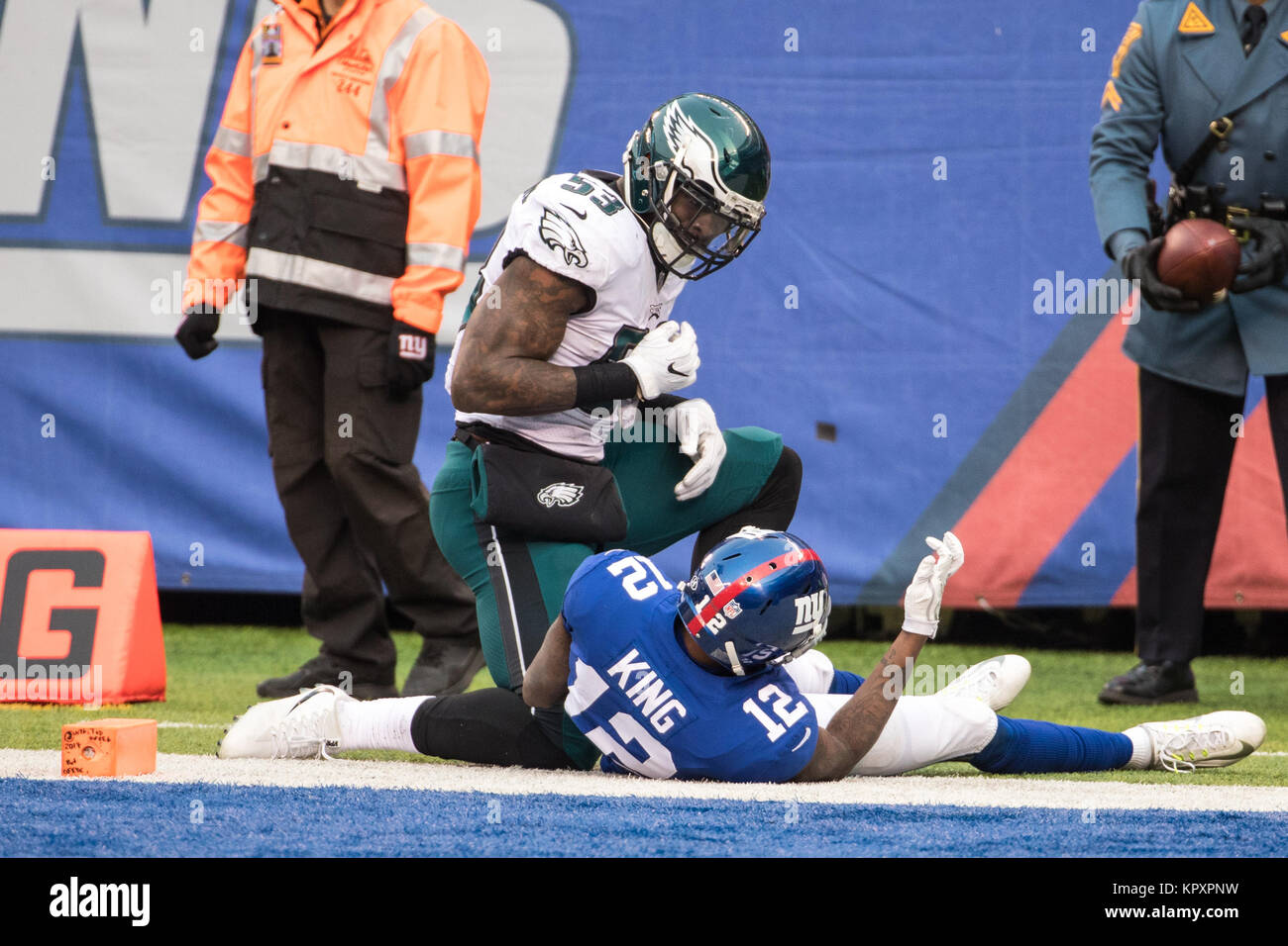 East Rutherford, New Jersey, USA. 17th Dec, 2017. Philadelphia Eagles ...