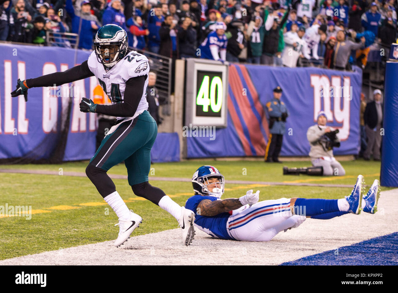 East Rutherford, New Jersey, USA. 17th Dec, 2017. Philadelphia Eagles ...