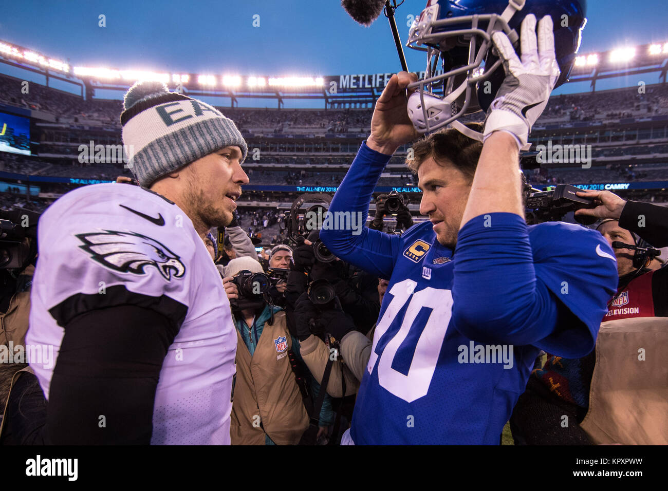 East Rutherford, New Jersey, USA. 17th Dec, 2017. Philadelphia Eagles ...