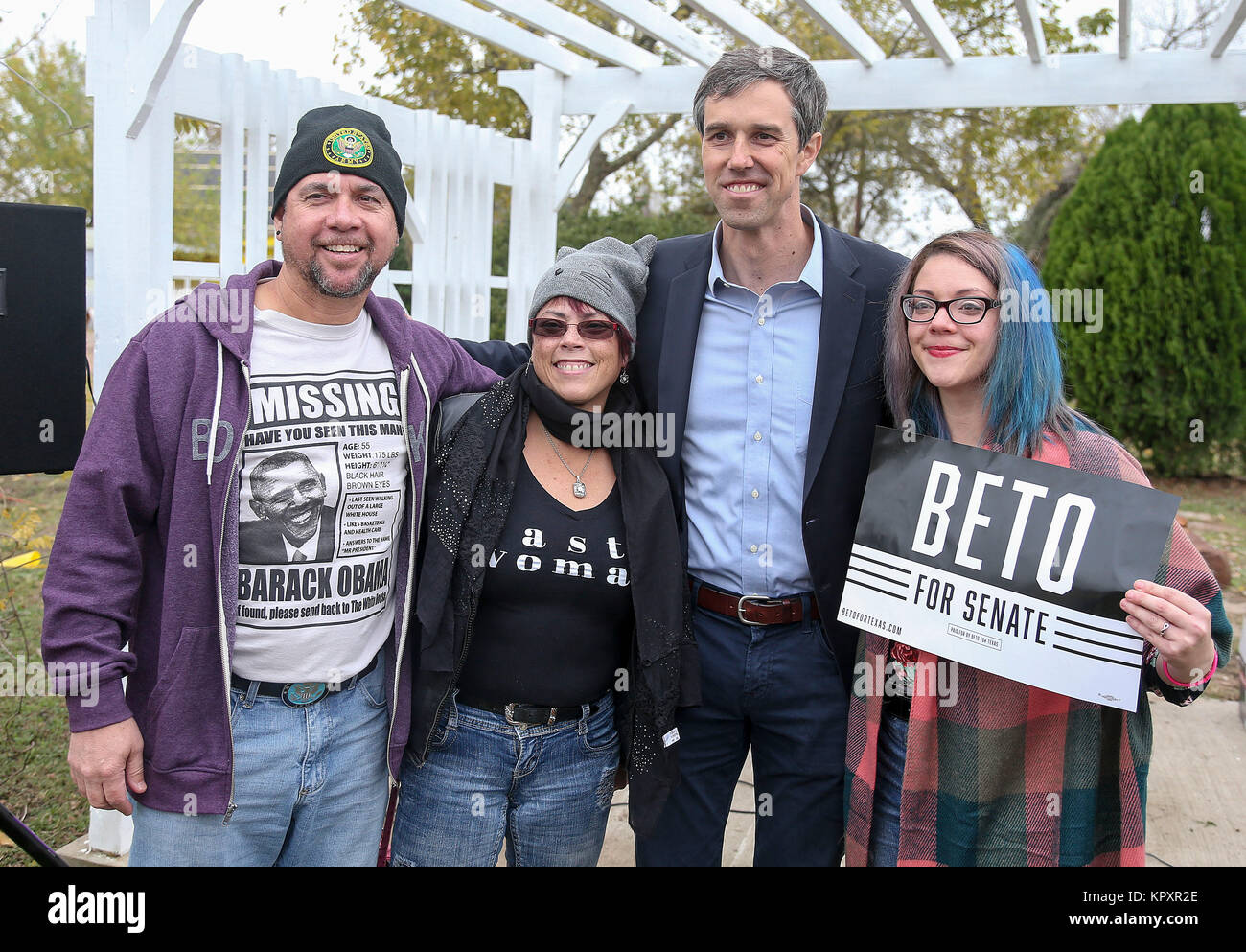 Columbus, TX, USA. 17th Dec, 2017. Supporters pose for photos with Rep ...