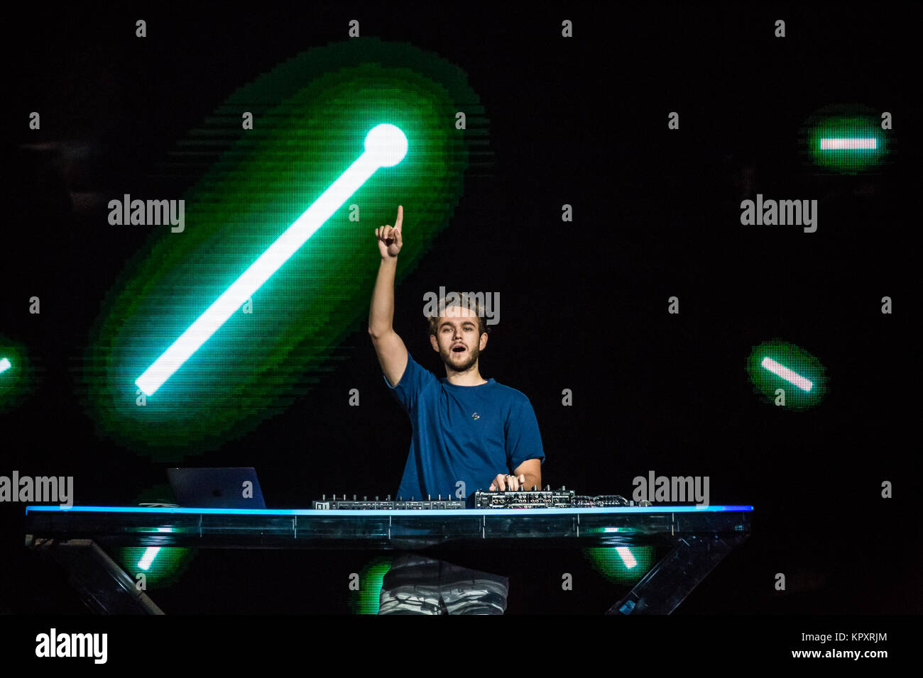 Tampa, USA. 16th Dec, 2017. Zedd performing at 93.3 FLZ's iHeartRadio ...