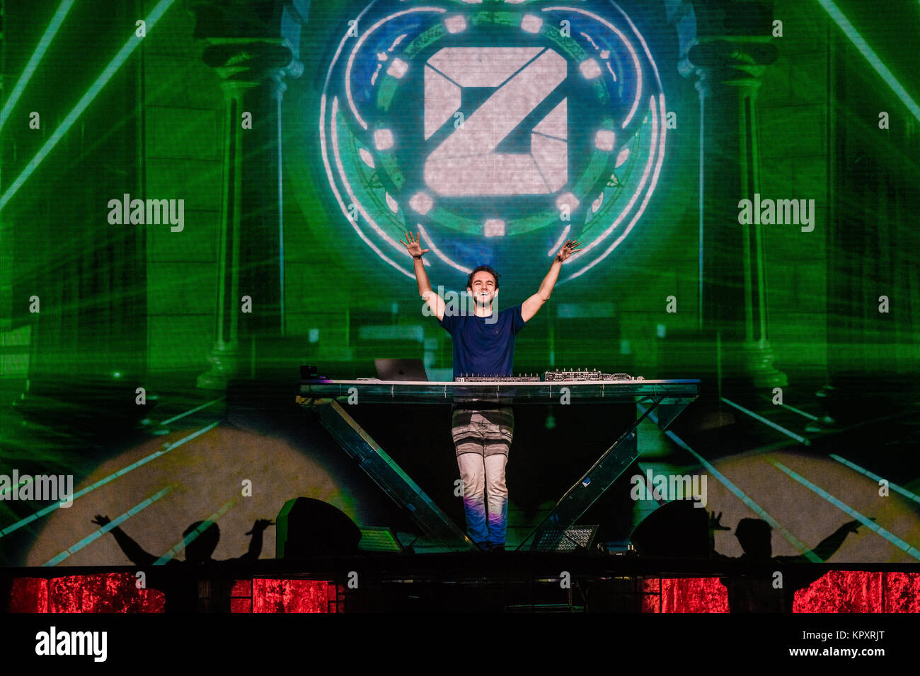 Tampa, USA. 16th Dec, 2017. Zedd performing at 93.3 FLZ's iHeartRadio ...