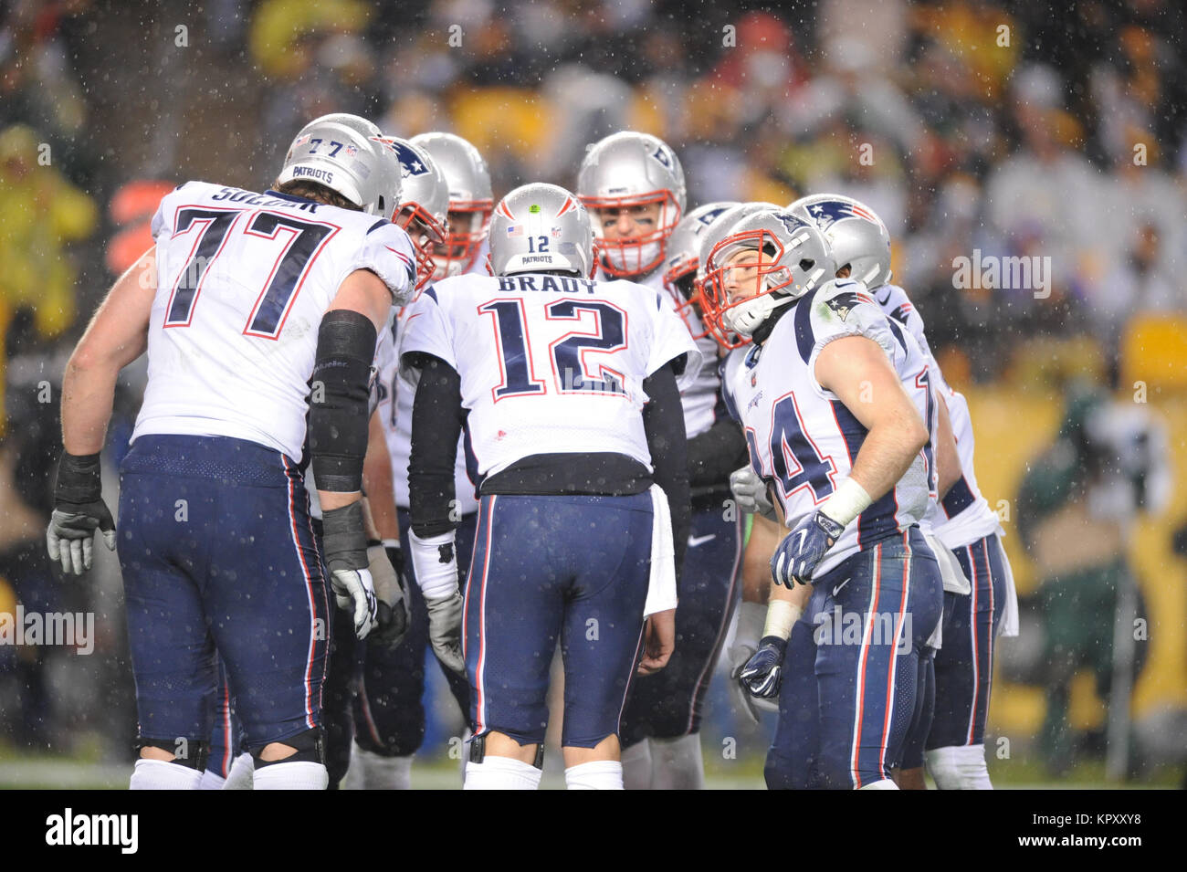 Dec 17th, 2017: Patriots Tom Brady #12 during the New England Patriots ...