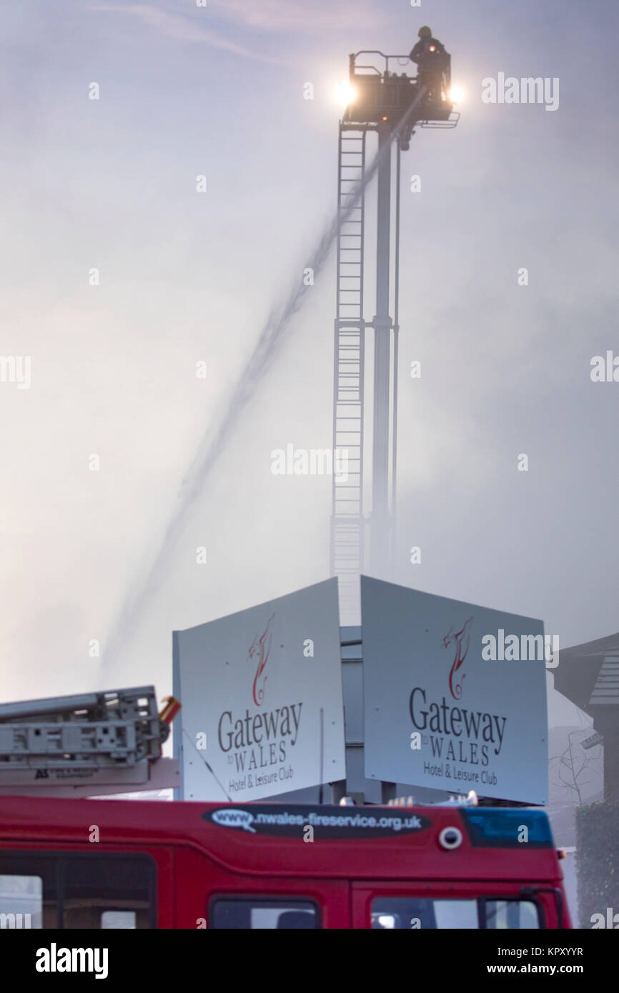 Fire and Rescue Service putting out large scale fire at the popular ...