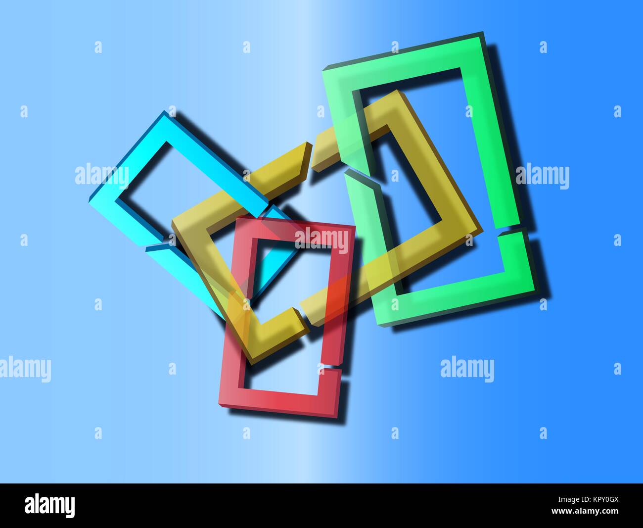 2d abstract illustration Stock Photo - Alamy