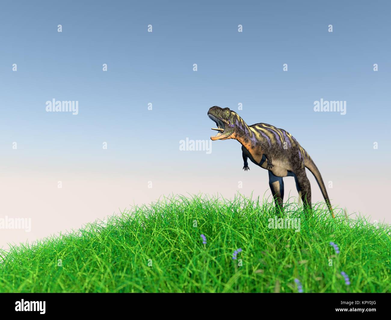 3d animal in the medow Stock Photo - Alamy