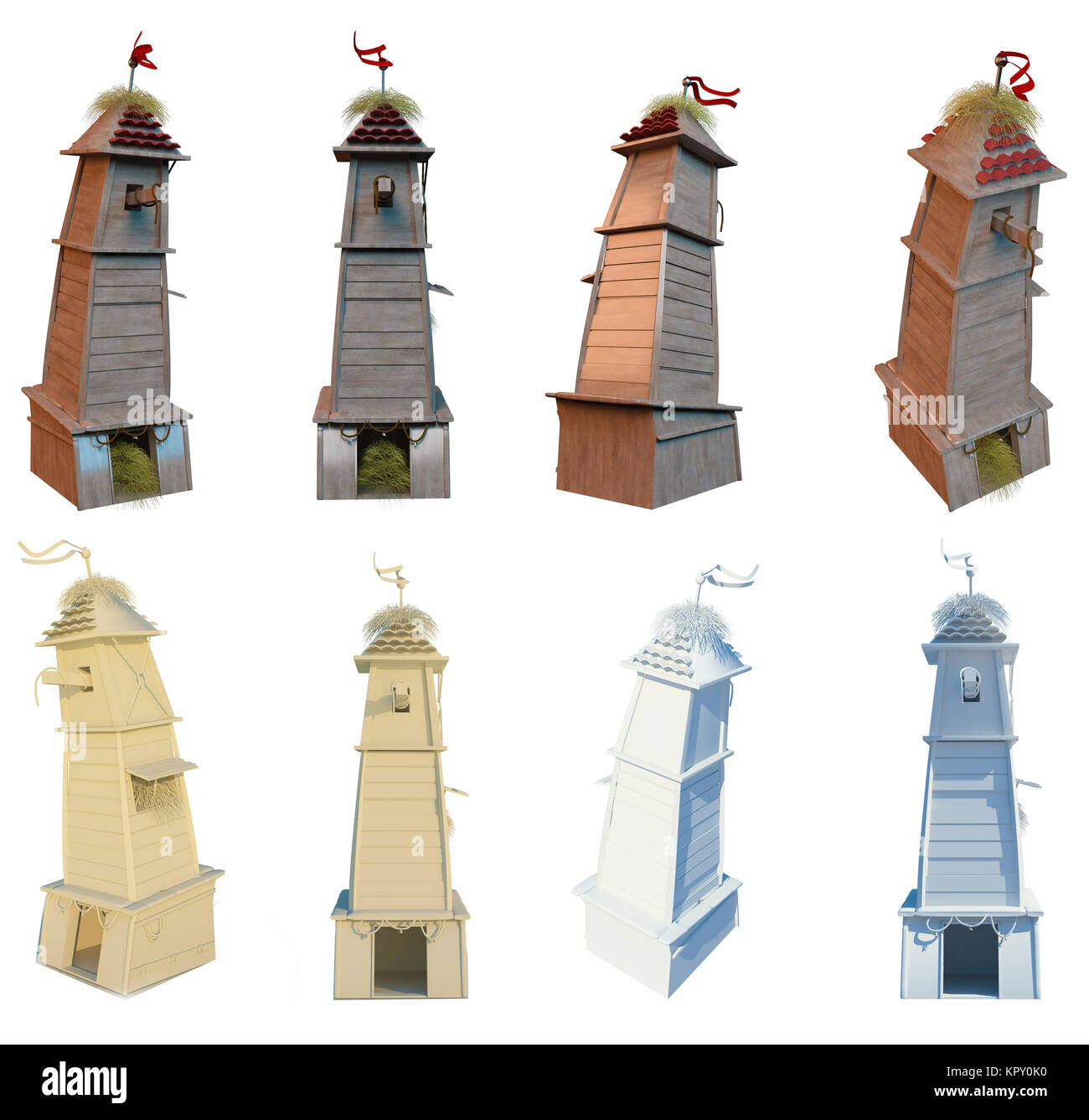 3D fantasy tower Stock Photo - Alamy