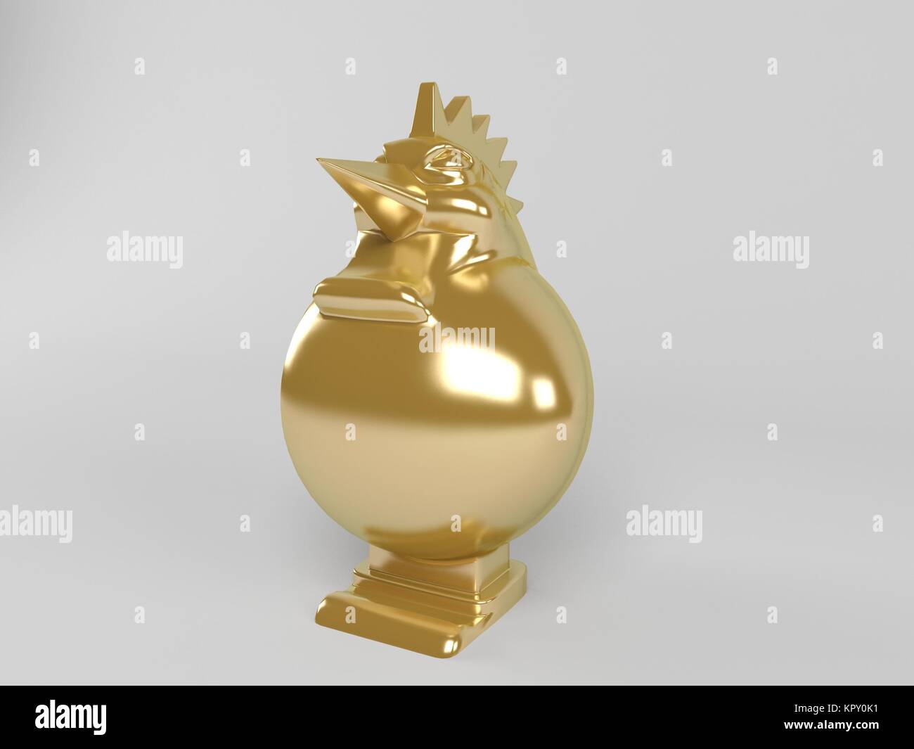 3d golden animal Stock Photo - Alamy