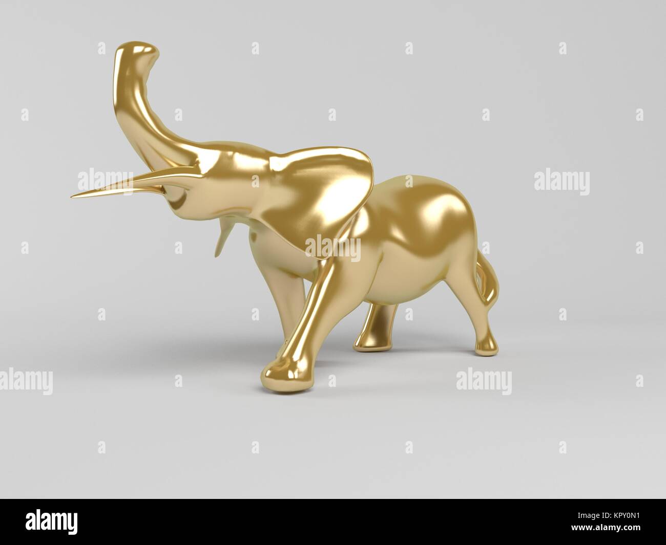 3d golden animal Stock Photo - Alamy