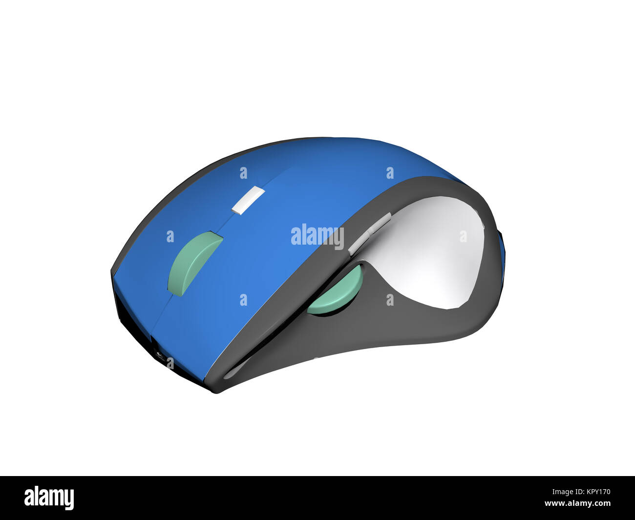 ergonomic computer mouse exposed Stock Photo - Alamy