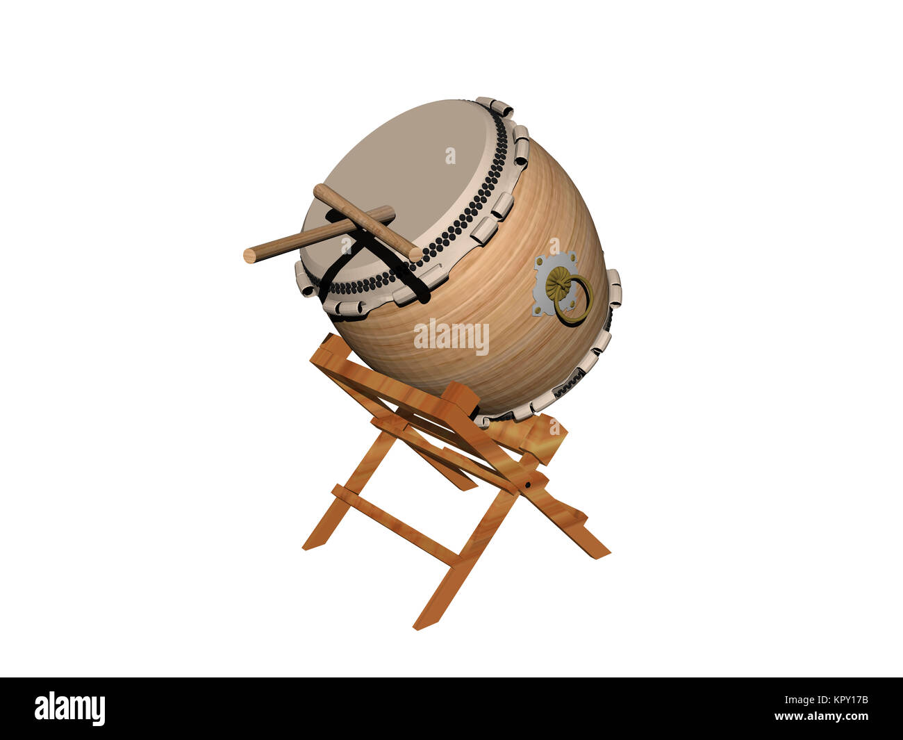 drum released with sluch Stock Photo - Alamy