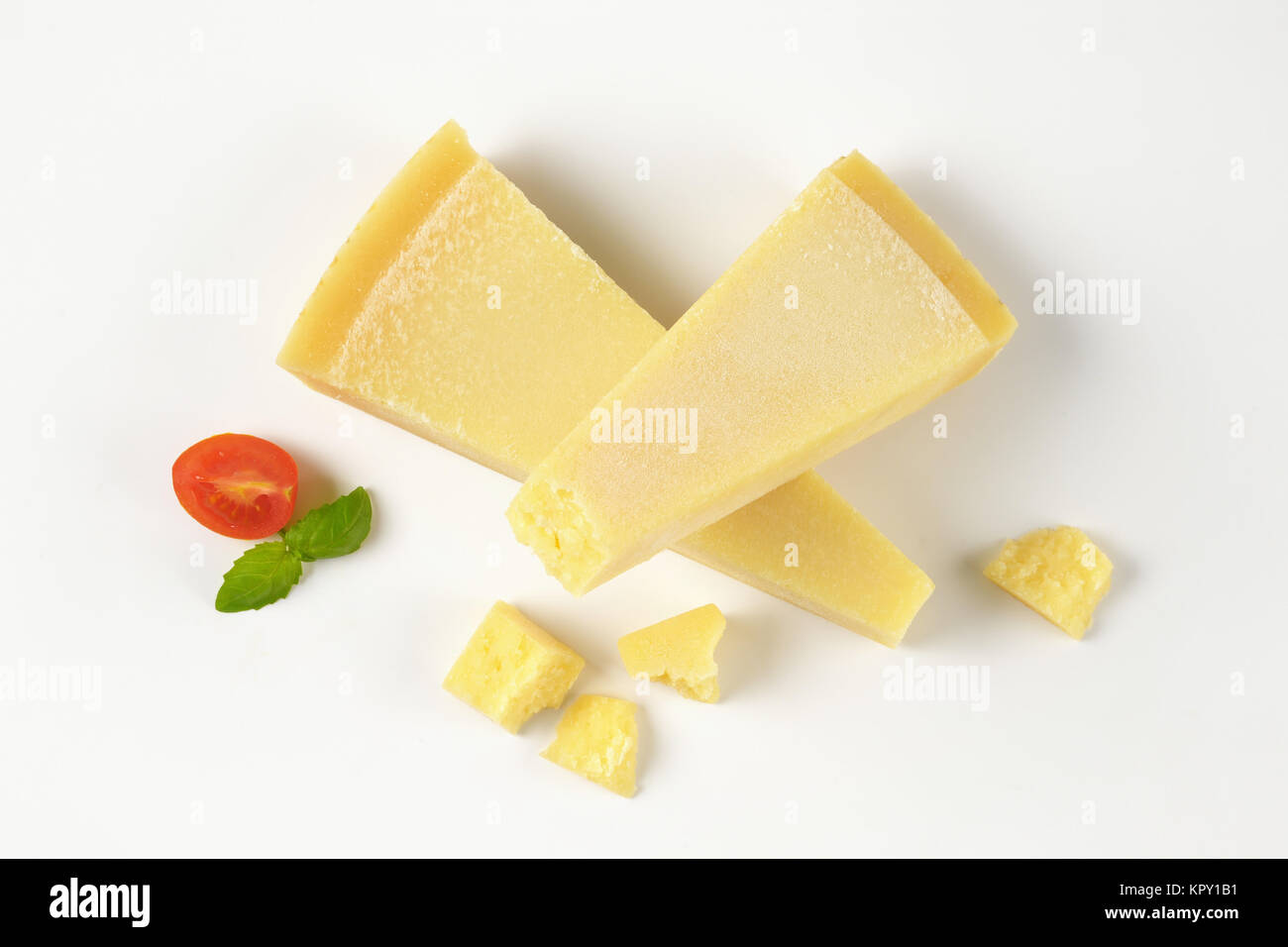 parmesan cheese wedges Stock Photo - Alamy