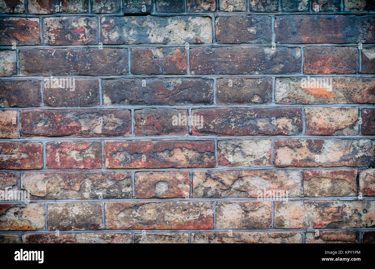 Old red brick wall Stock Photo - Alamy