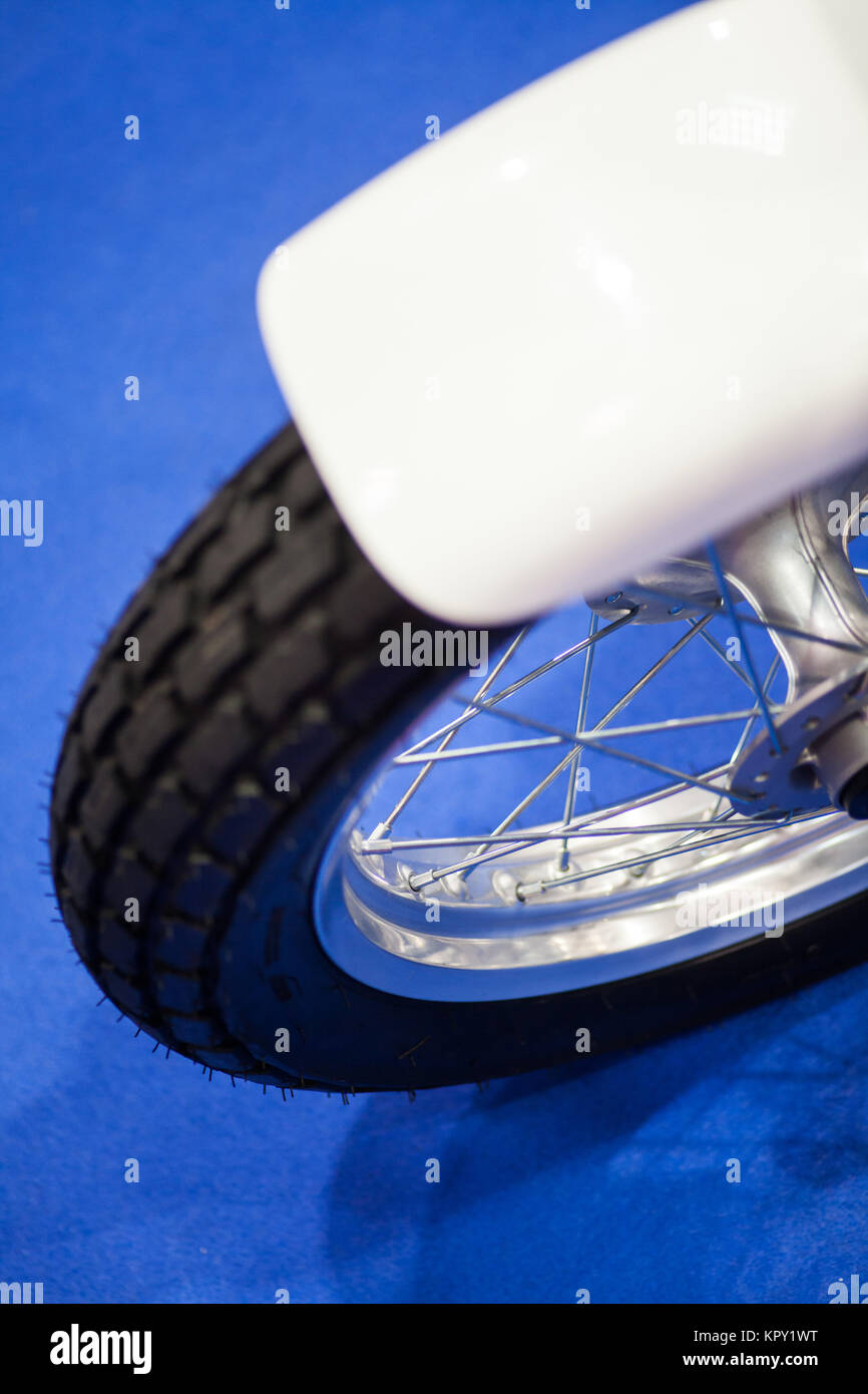 Motorcycle wheel detail Stock Photo - Alamy