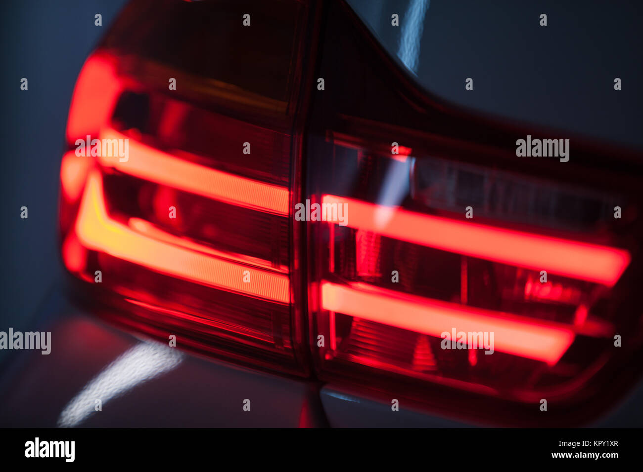 Rear light of a car Stock Photo - Alamy