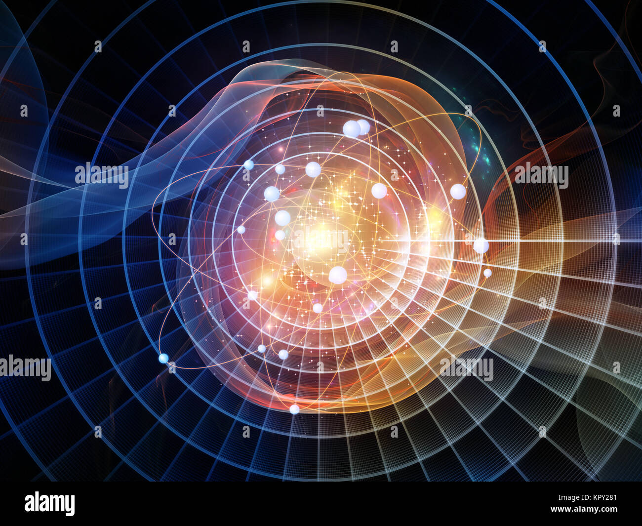 Quantum atom model hi-res stock photography and images - Alamy