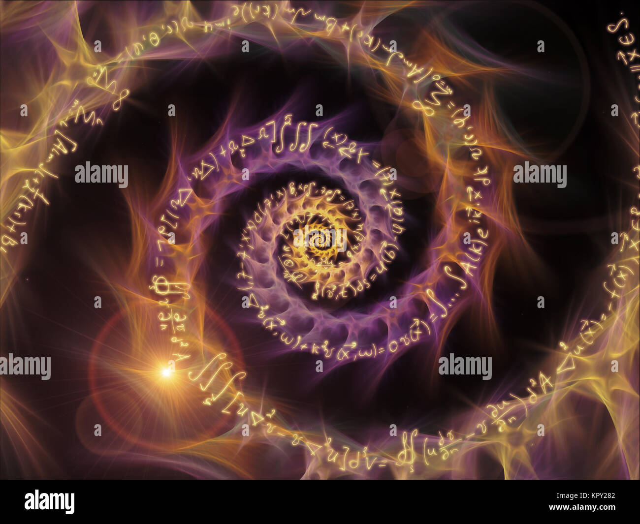 Synergies of Math Vortex Stock Photo - Alamy