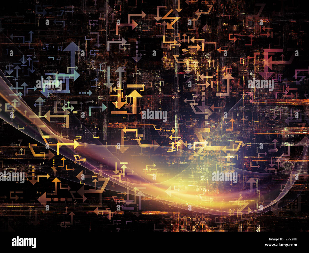 Advance of Symbols Stock Photo - Alamy