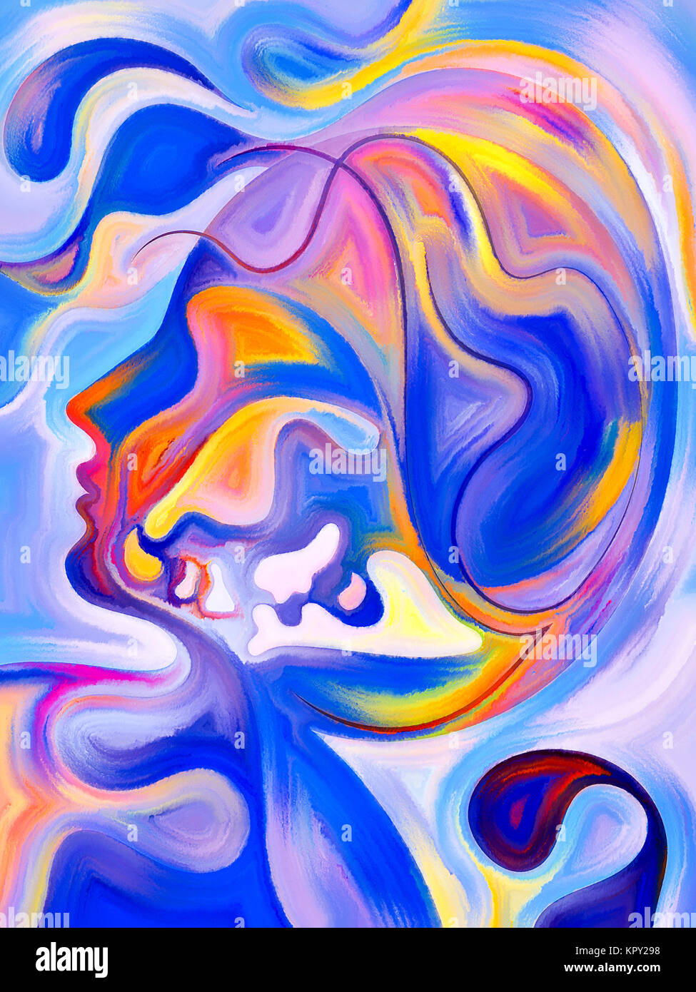 Conceptual Ego Shapes Stock Photo - Alamy