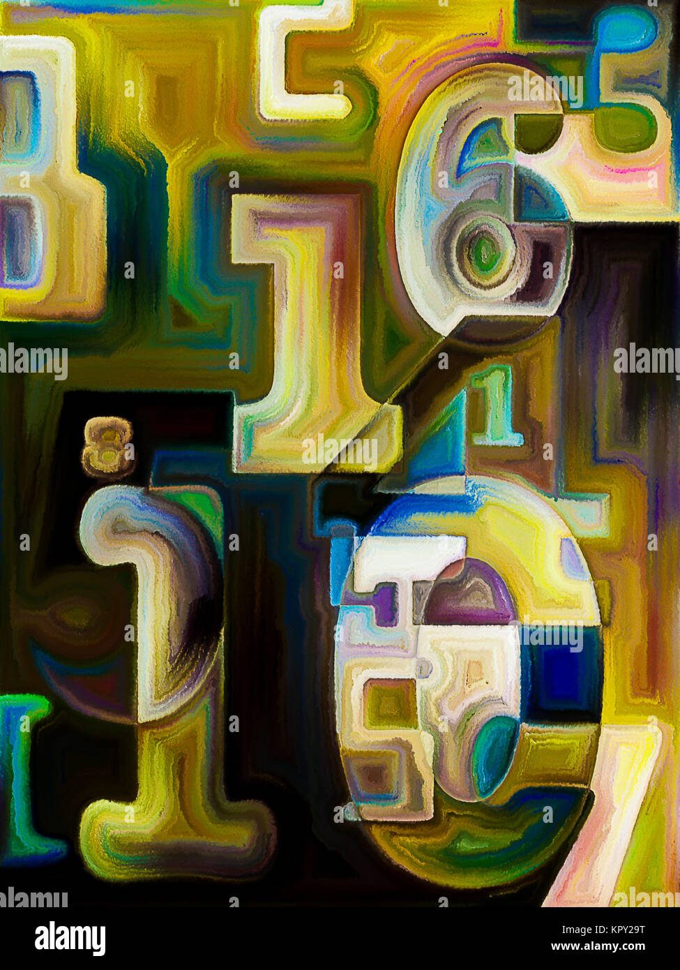 Calculation art composition model hi-res stock photography and images ...