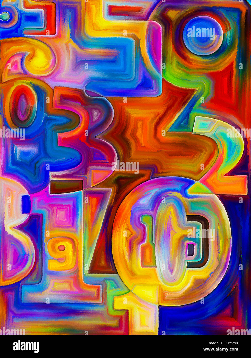 Calculation art composition model hi-res stock photography and images ...